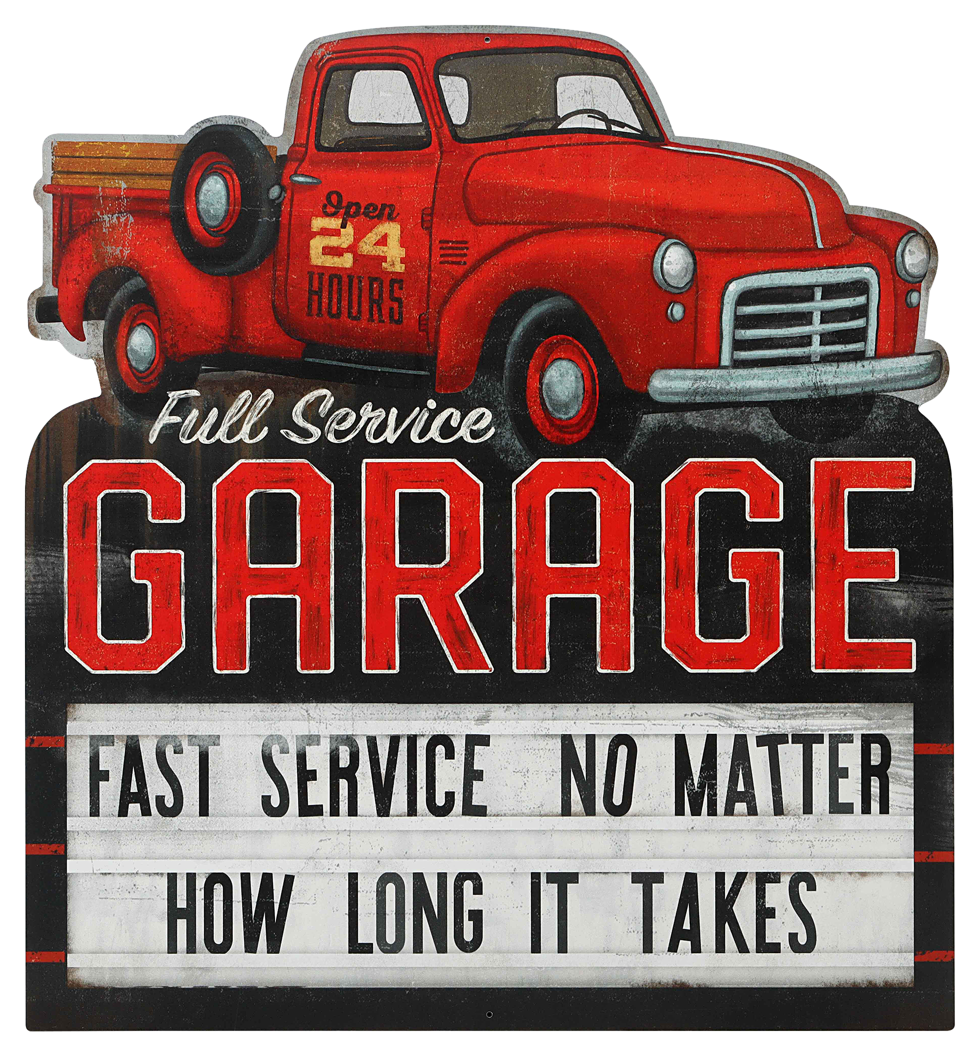 Open Road Brands Full Service Garage Marquee Metal Sign | Cabela's